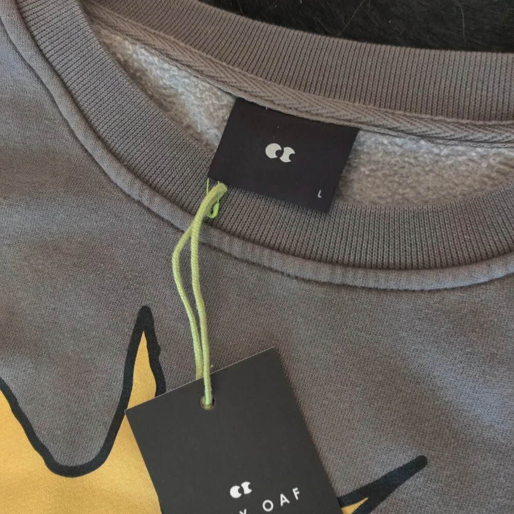 Lazy Oaf | Tops | Lazy Oaf Germes Gang Sweatshirt Size L New Oversized ...